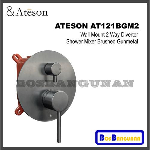 Jual ATESON AT121BGM2 Banyan Wall Mount 2 way diverter Shower Mixer ...