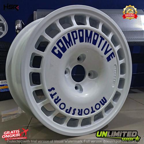 Jual PELEK RALLY VELG MOBIL COMPOMOTIVE RING 15 PCD 4X114,3 UNTUK ...