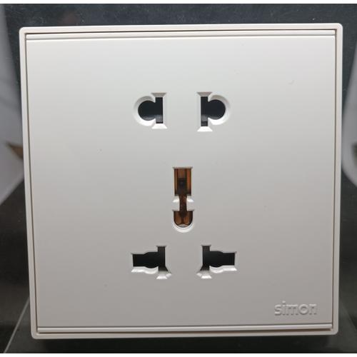 Jual SIMON E6 WHITE UNIVERSAL SOCKET / MULTI SOCKET DAN 2 PIN SOCKET ...