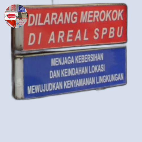 Jual stiker Cutting rambu besar - Jaga Kebersihan - Kab. Bekasi - Detri ...