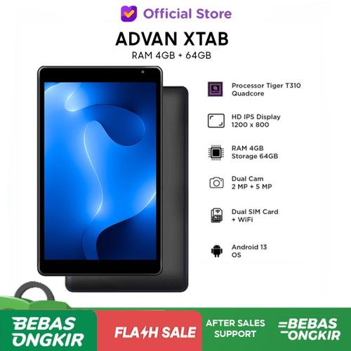Promo Advan Xtab 4/64GB LTE Garansi Resmi Not Advan Vx lite Tab A8 ...