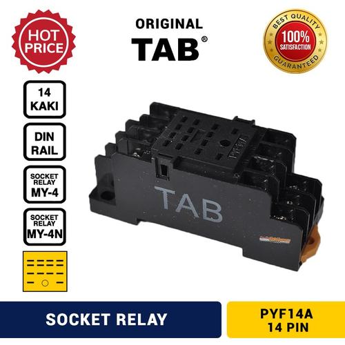 Jual TAB Socket Relay PYF14A - 14 Pin - Jakarta Pusat - INDOLISTRIK ...