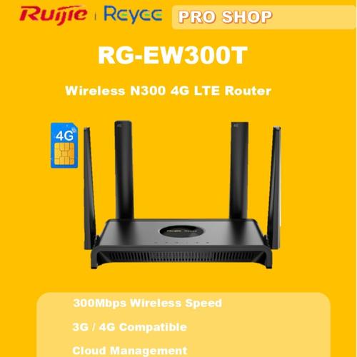 Jual Ruijie RG-EW300T Simcard 4G Router Modem Wifi Wireless N300 DC UPS ...