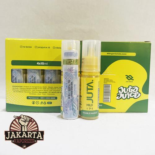 Jual [1% SALT] JUTA FREEZE MILD DOUBLE MANGO SALTNIC 15ML 1% BY ...