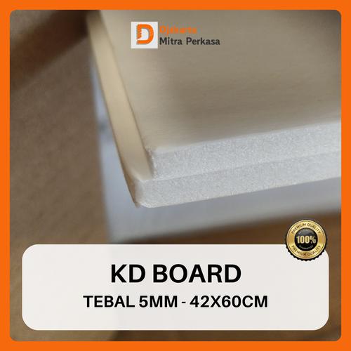 Jual KD Board Sheet Tebal 5mm Ukuran A2 Material Pelapis Dua Sisi Tebal 5mm Ukuran 42x60cm ...