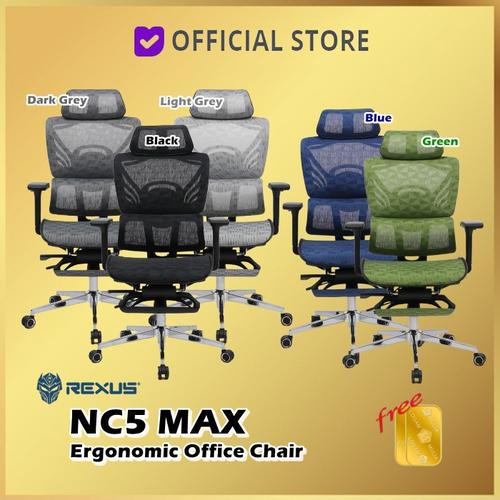 Promo Rexus NC5 Max Kursi Ergonomic Office Chair Kursi Kantor Kursi ...