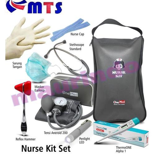 Jual COD - Onemed NURSE KIT SET Standard Lengkap Paket Alat Pemeriksaan ...