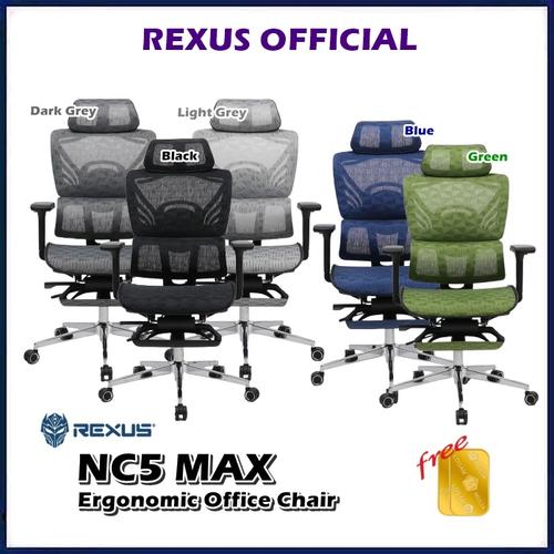 Jual Rexus NC5 Max Kursi Ergonomic Office Chair Kursi Kantor Kursi ...