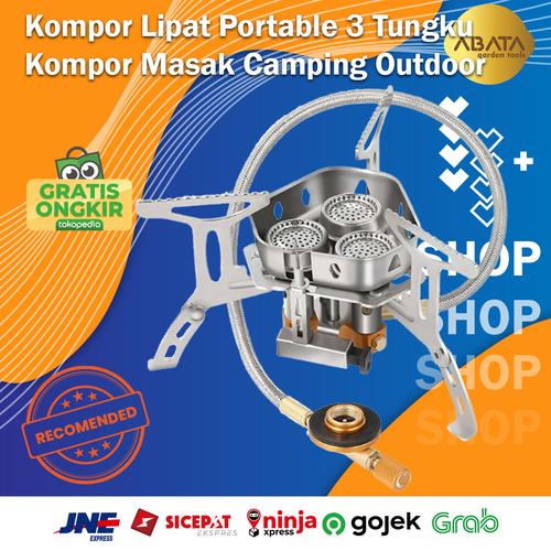 Jual Kompor Portable 3 Tungku Kompor Lipat 3 Tungku Kompor Camping ...