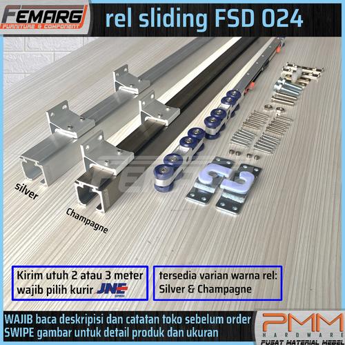 Jual rel sliding FSD 024 FEMARG | folding pintu slide - Rel saja 2M ...