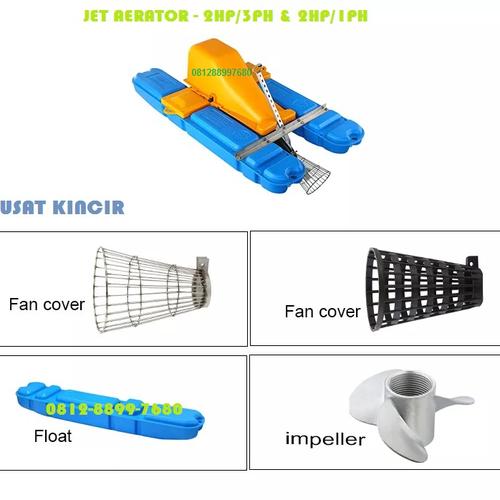 Jual Jet aerator atau turbin aerator type 2hp 3 phase hasilkan oksigen dengan teknologi nano ...
