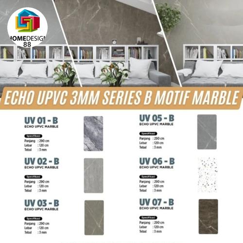 Jual Panel Marmer / Marble Sheet / Panel Board UPVC Marble Echo Series ...