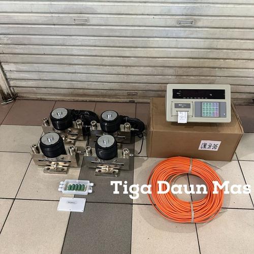 Jual Paket Jembatan Timbangan 4 PC Load Cell Keli QS 30 Ton + Indikator Sonic Print A9P ...