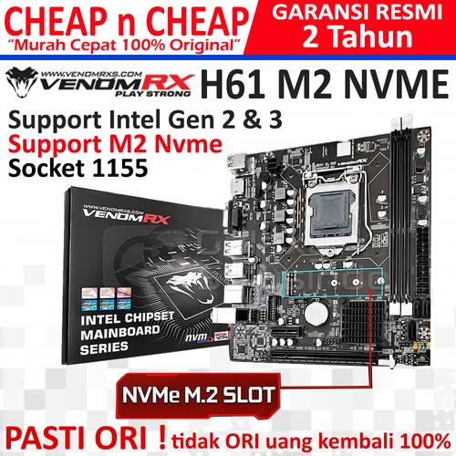 Jual Venom RX H61 VGA HDMI - Motherboard LGA 1155 VenomRX H61 - VenomRX H61 - Kota Denpasar ...