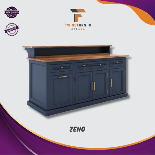 Jual Meja Island Dapur Top Jati (Zeno Aesthetic Island Table Kitchen ...