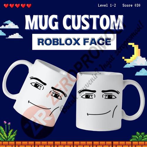 Jual Mug Keramik Custom Roblox Face - Roblox 18, Standar - Kota ...