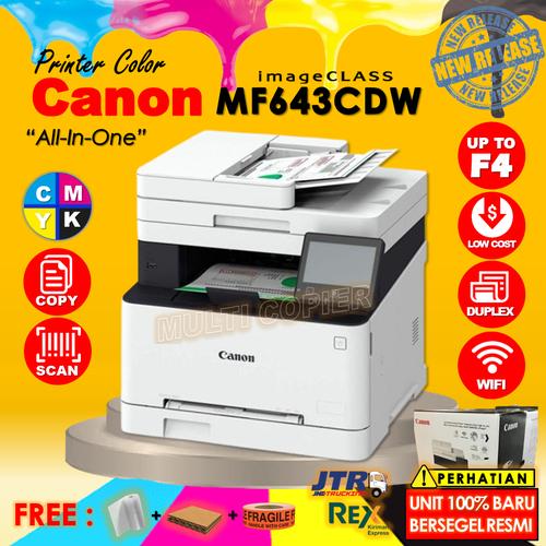 Promo Printer Laser Color Canon MF643cdw Mesin Fotocopy All In One ...