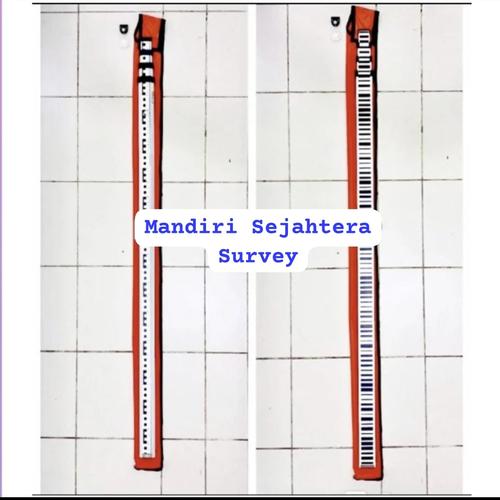 Jual RAMBU BARCODE / BARCODE STAFF 5 METER / 5m Model Topcon - Kota ...