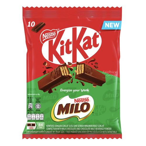 Jual Nestle Kit Kat 2 Finger Chocolate Bar - Milo 10 x 16g - Kota ...