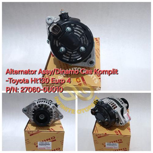 Jual ALTERNATOR ASSY DINAMO CAS KOMPLIT TOYOTA HT130 EURO 4 27060-0U010 ...