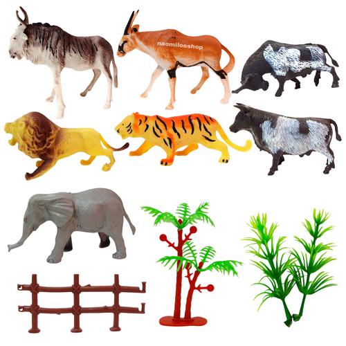 Promo Mainan hewan buas Animal T383 mainan edukatif anak hewan singa ...