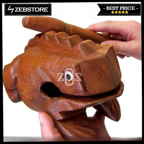 Jual Guiro Rasp Frog Perkusi Percussion Small Wood 4 inch - Kota ...