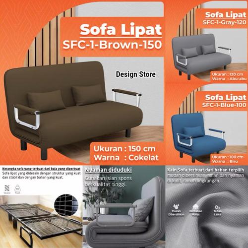 Jual Sofa Bed Lipat Modern / Sofa tamu minimalis / sofa bed multifungsi ...