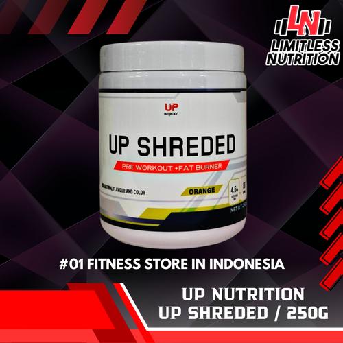 Jual UP NUTRITION SHREDED PRE WORKOUT + FAT BURNER 55 SERVING - Kab. Badung - LIMITLESS ...