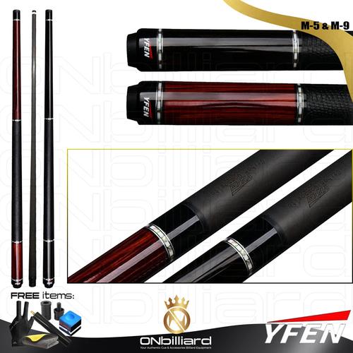 Promo Stick Billiard Carbon YFEN Cue Leather Grip Stik Play M5 M9 - M5 ...