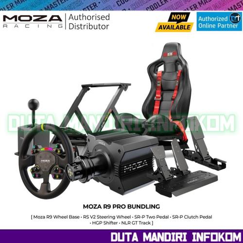 Promo MOZA Racing R9 Professional Bundling | Racing Simulator Steering ...