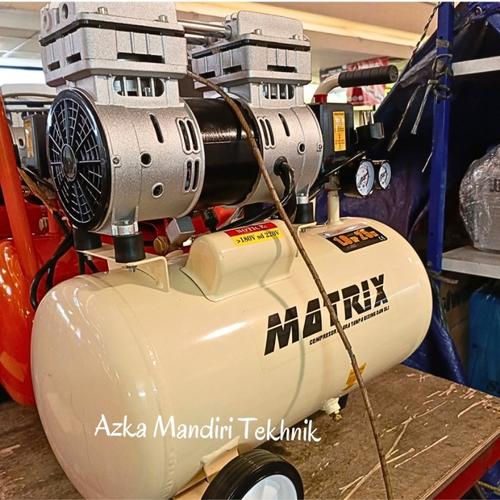 Jual COMPRESSOR ANGIN MATRIX 1HP 100L/Min 750WAT MEDIS OILESS ...