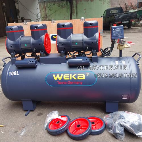 Jual Weka Compressor Angin Silent 100 Liter Oiless Kompresor 5 Hp ...