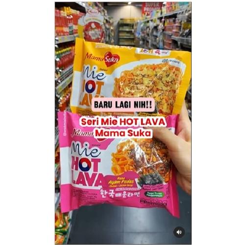 Jual Instant Noodle / Mamasuka Mie Hot Lava Rasa Ayam Pedas Dan Keju ...
