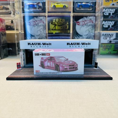 Jual Mini GT x Kaido House KHMG128 Nissan Skyline R34 Pink Kaido Racing ...