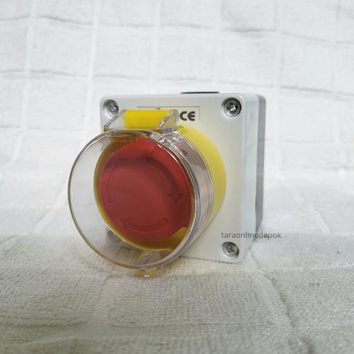 Jual Fort Box Push Button Emergency 22mm dengan Cover Bening - Kota ...