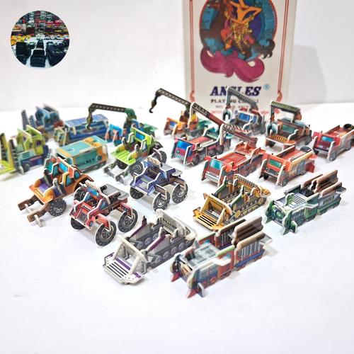 Jual Mainan Jadul Puzzle 3D totoro Set 20 PCS Rakitan Mainan Kontruksi ...