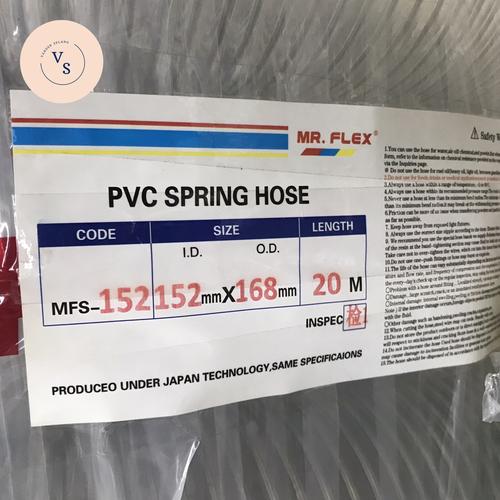 Jual Selang hose Spring MR FLEX ukuran 6". 152x168mm. 1 roll 20 meters ...