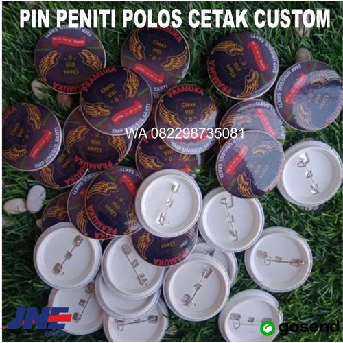 Jual pin peniti custom pin promosi cetak custom/pin desain custom / Pin ...