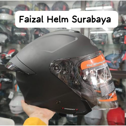 Promo HELM INK TERRA 2 SOLID VARIAN WARNA DOUBLE VISOR INCLUDE SPOILER ...