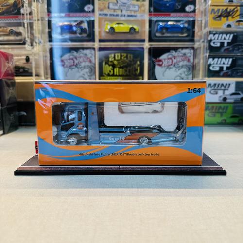 Jual GCD 1:64 Mitsubishi Fuso Fighter MK 2017 Double Deck Tow Trucks ...