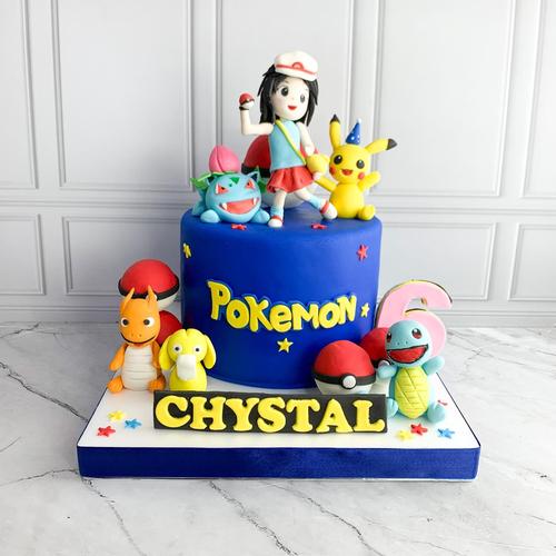 Jual Kue Ulang Tahun/Birthday Cake/Kue Ultah Tema Pokemon/Pokemon Cake ...