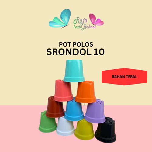 Jual POT BUNGA 10CM WARNA WARNI PUTIH HIJAU KUNING PINK UNGU Pot Tanam ...
