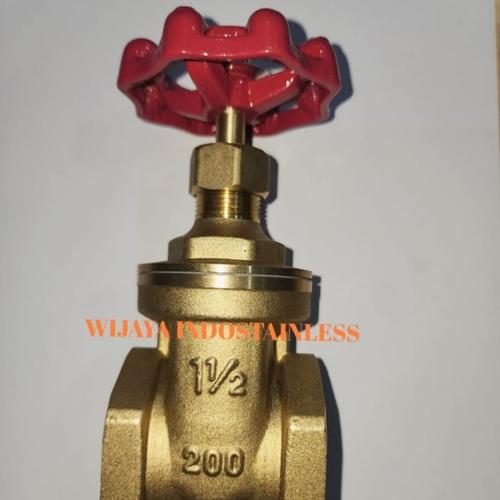 Jual Gate Valve Kuningan PN 16 Drat 3/4" inch Gate Valve Brass PN16 ...