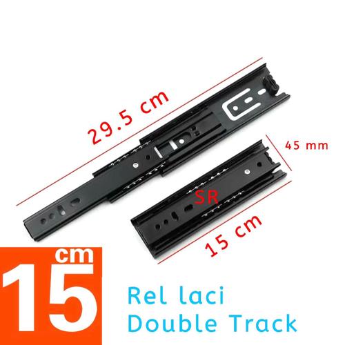 Jual Rel Laci 15 cm Double Track Full Extension - Jakarta Timur ...