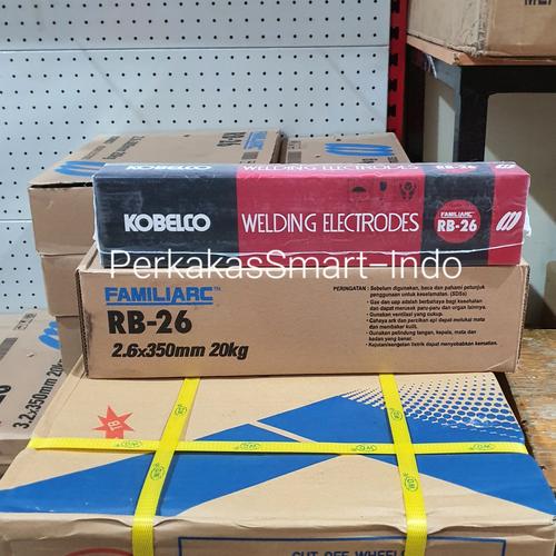 Jual KOBELCO kawat las rb26 2,6mm per 5kg kobe steel familiarc/welding ...