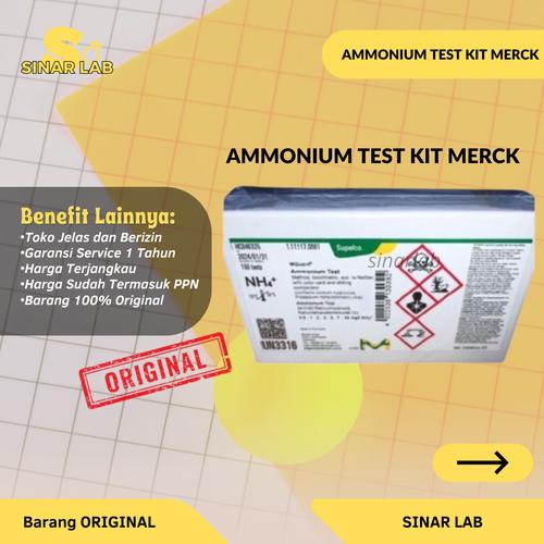 Jual Ammonium Test Kit Merck Cat. 1.11117.0001 - Kab. Sidoarjo ...