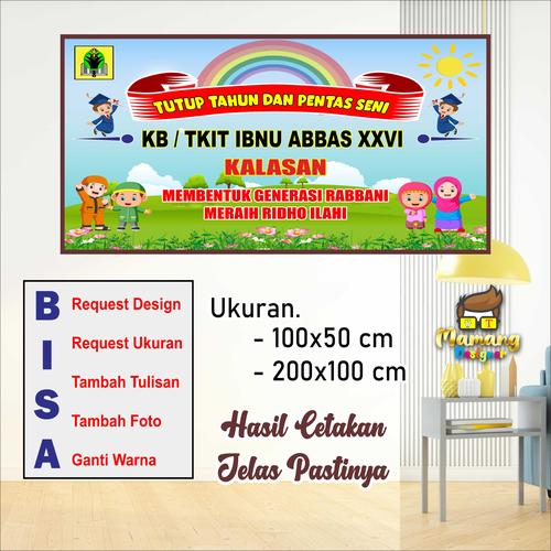 Jual Spanduk Banner Custom Perpisahan Atau Pentas Seni Sekolah bb ...