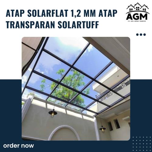 Jual solarflat 1.2mm roll panjang 50 meter solar flat solartuff - grey ...