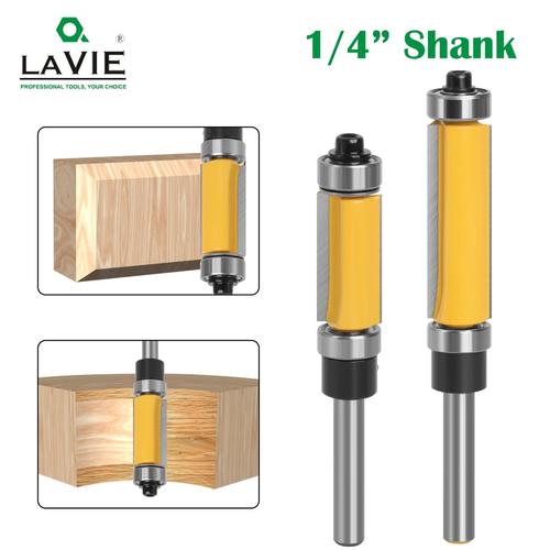 Jual Mata Router Flush Trim Bits HPL PVC Edging Shank 6,35mm Double ...