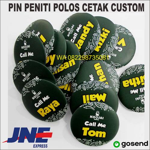 Jual pin peniti pin custom pin promosi/Cetak Pin Peniti Bulat Custom ...